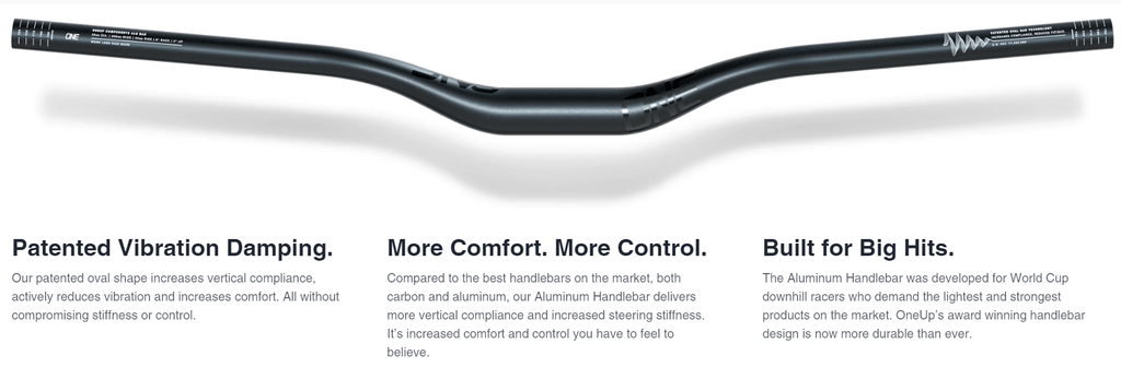 OneUp Components Aluminum Handlebar – The Hub Cycle Centre