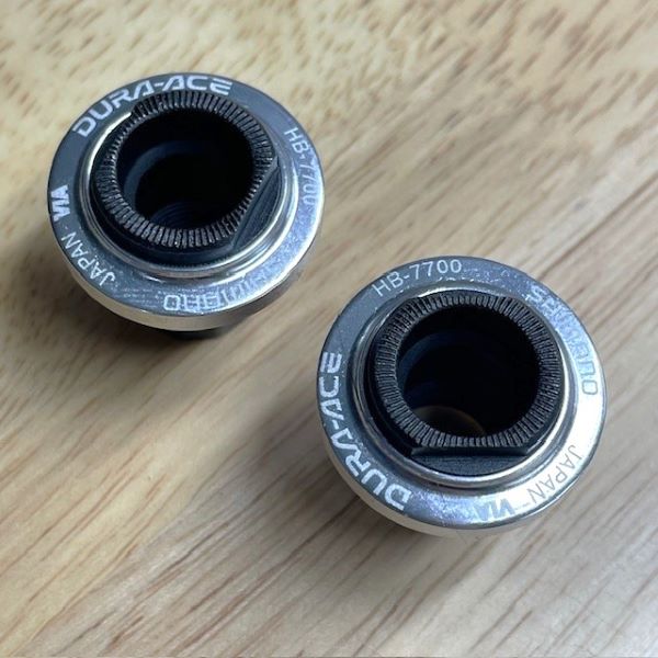 Shimano Dura-Ace HB-7700 Front Cone w/Dust Cap & Seal Ring (Pair) - The ...